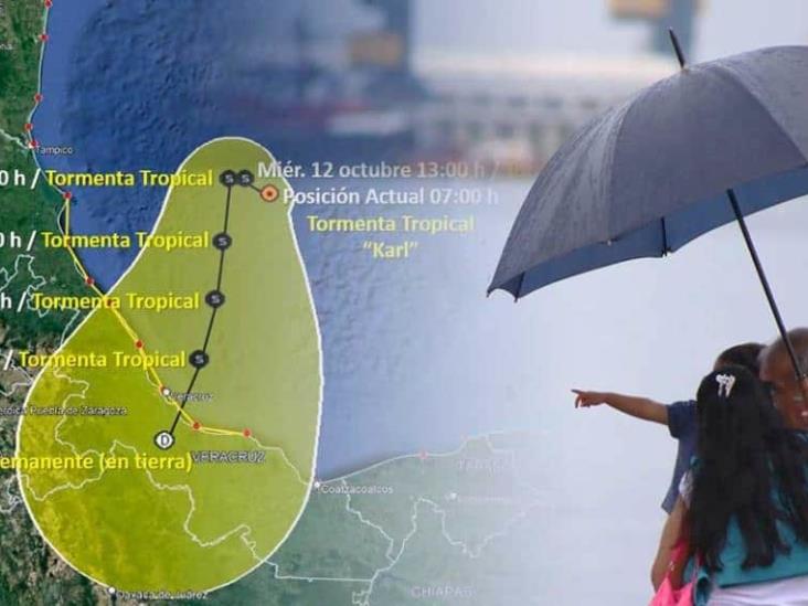 Tabasco en alerta verde en la llegada de Karl